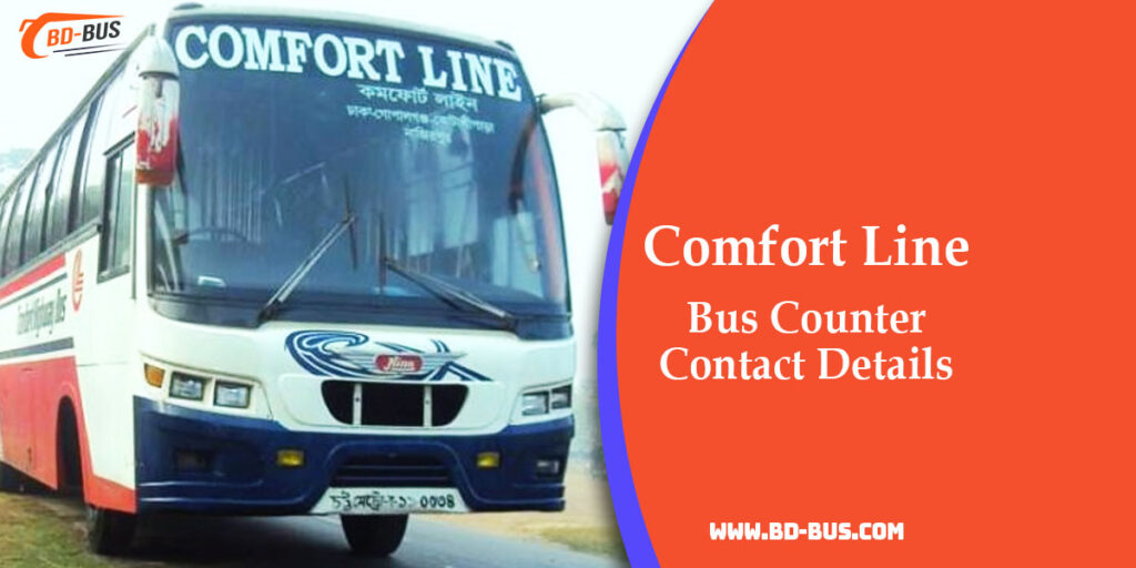 Comfort Line Bus Counter Contact Details 2025 - BD-Bus.com